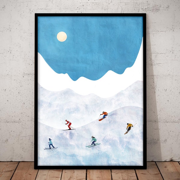 Ski Poster - Etsy