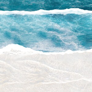 Ocean Print, Beach Poster, Night Ocean, Ocean Waves Aerial, Ocean Wall ...