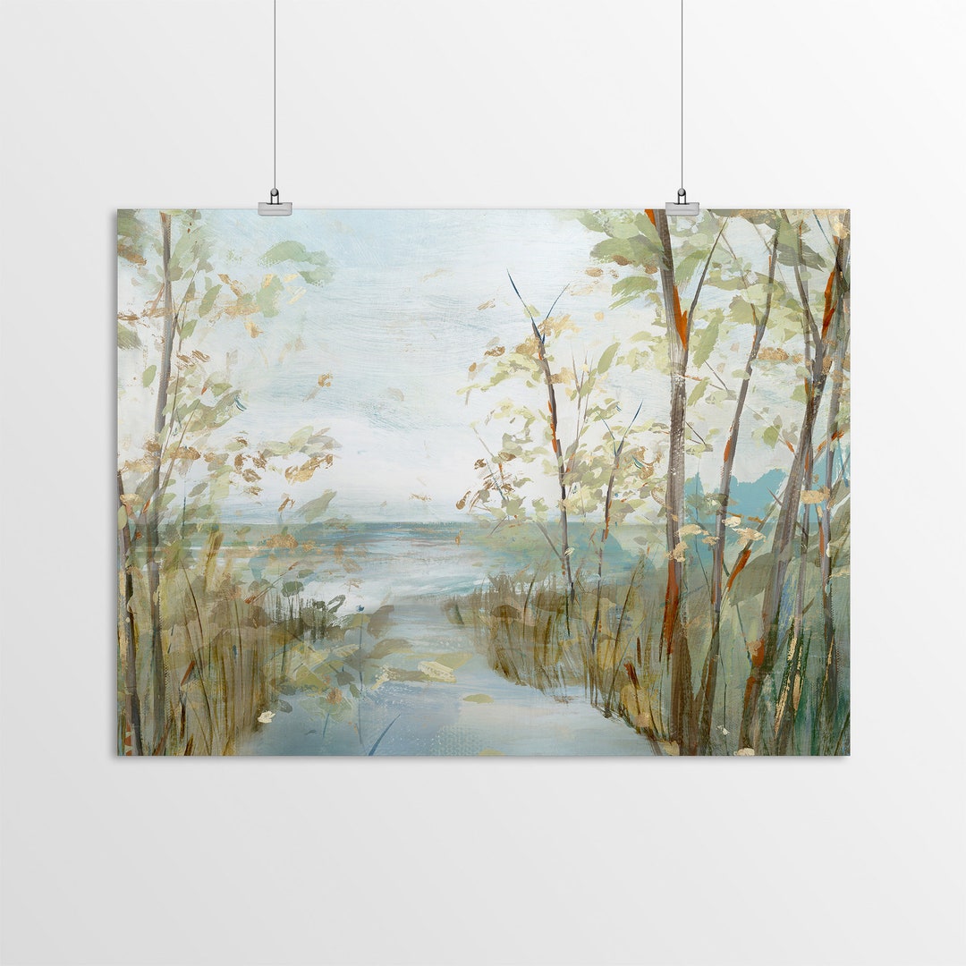 Beach Lookout Poster Coastal Themed by PI Creative Art - Etsy