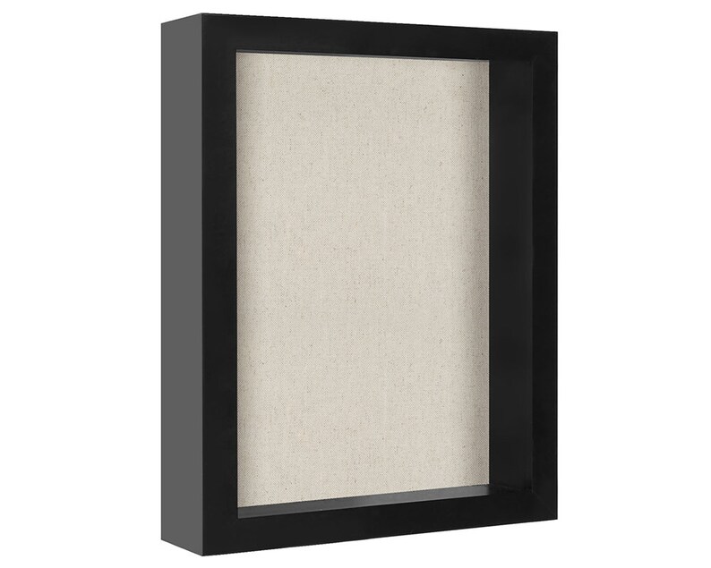 8x10 Shadow Box Frame With Soft Linen Back Perfect to - Etsy