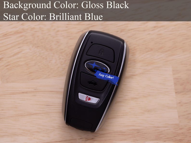 Set of 2 Key Fob Emblem Overlay Decals - Precision Cut - Any Colors ...