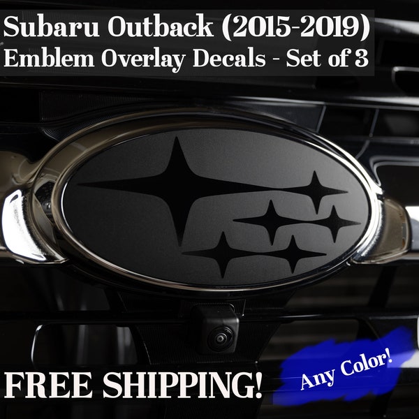 Subaru Emblem Overlay Outback - Etsy