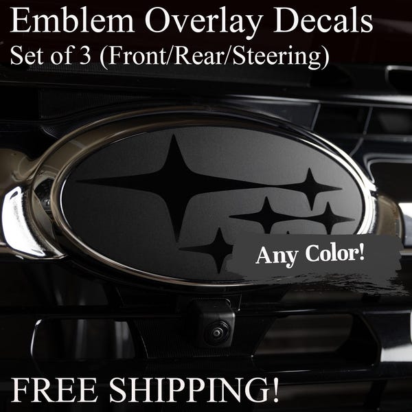 Subaru Emblem Overlay - Etsy