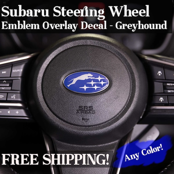 Subaru Steering Wheel Emblem Overlay - Etsy