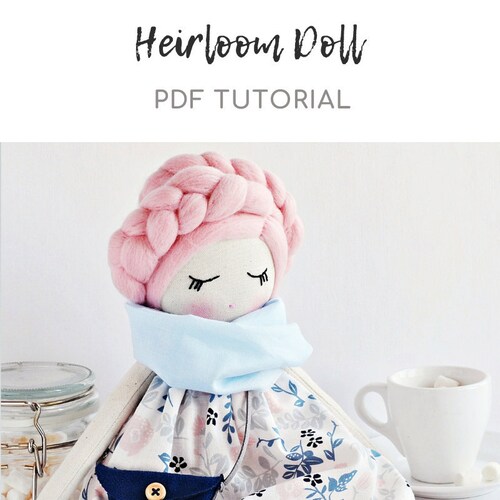 PDF Rag Doll Sewing PATTERN & Tutorial Cloth Doll Pattern | Etsy UK
