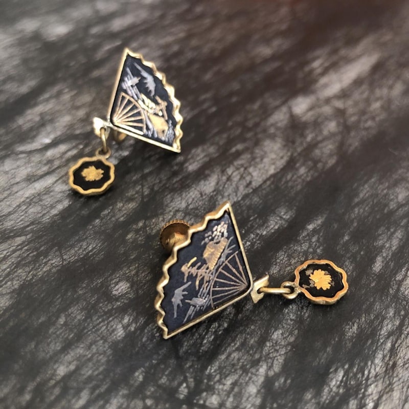 Japanese Shakudo Jewelry - Etsy