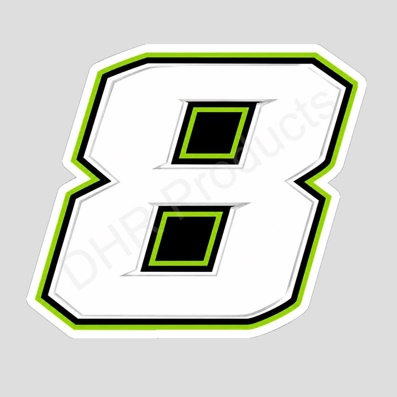 Kyle Busch Number 8 Tribute Gedenk Vinyl Aufkleber Nassar 06 - Etsy.de