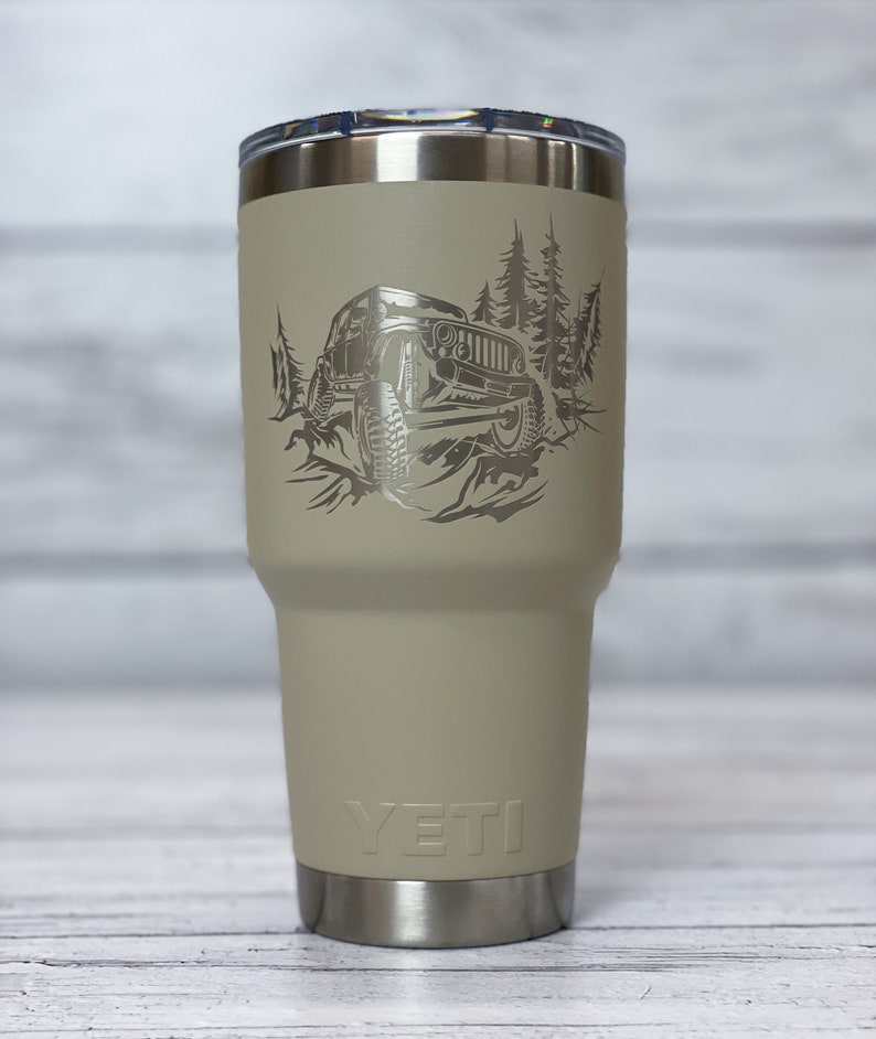 30 oz YETI Personalized JEEP Wrangler Off-road Graphics | Etsy