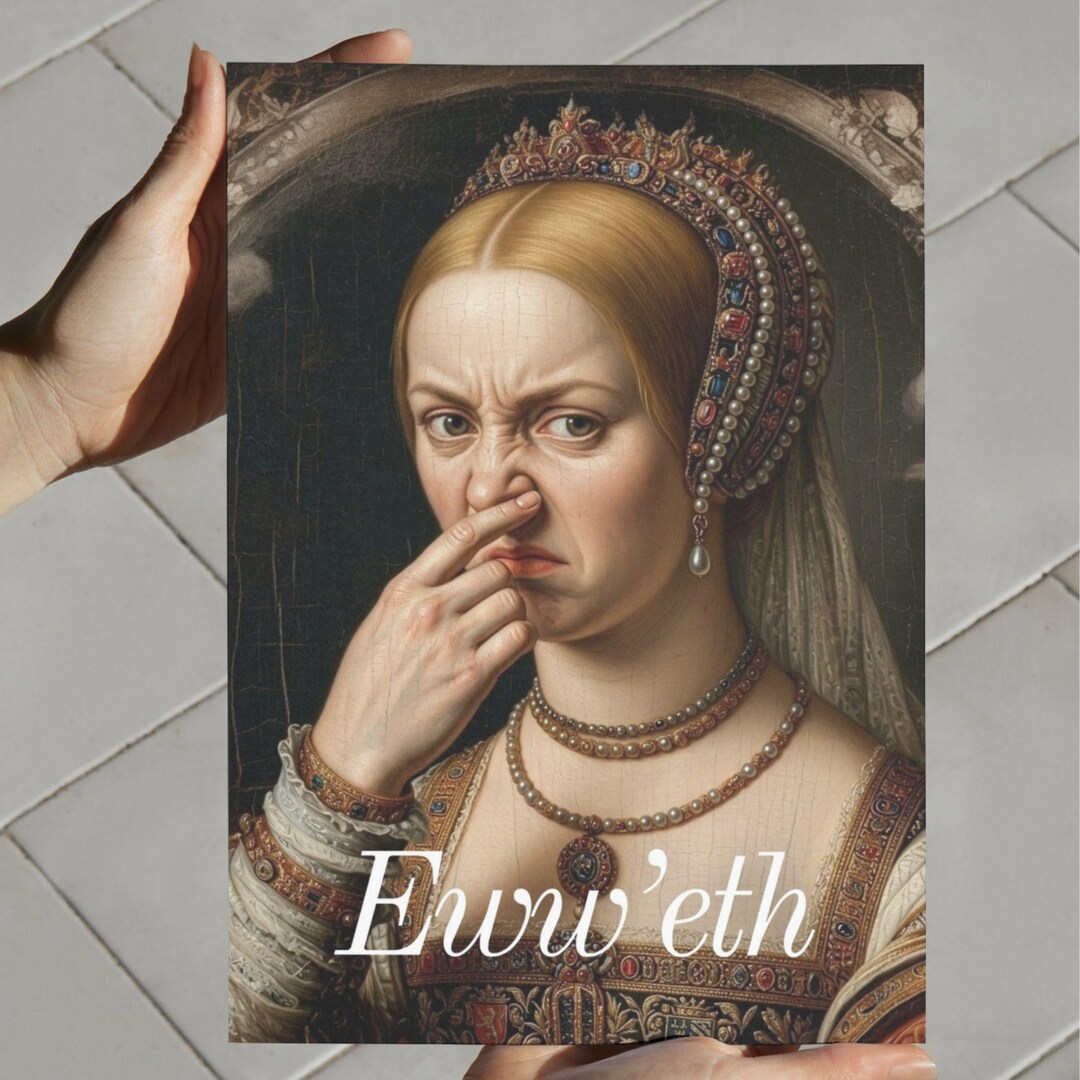 Eww'eth Bad Smell Queen Wall Art Digital Print | Renaissance Art ...