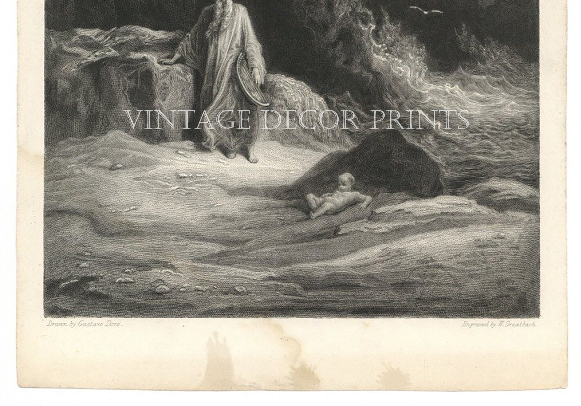 Gustave Dore Tennyson's Idylls of the King, the Finding of King Arthur ...