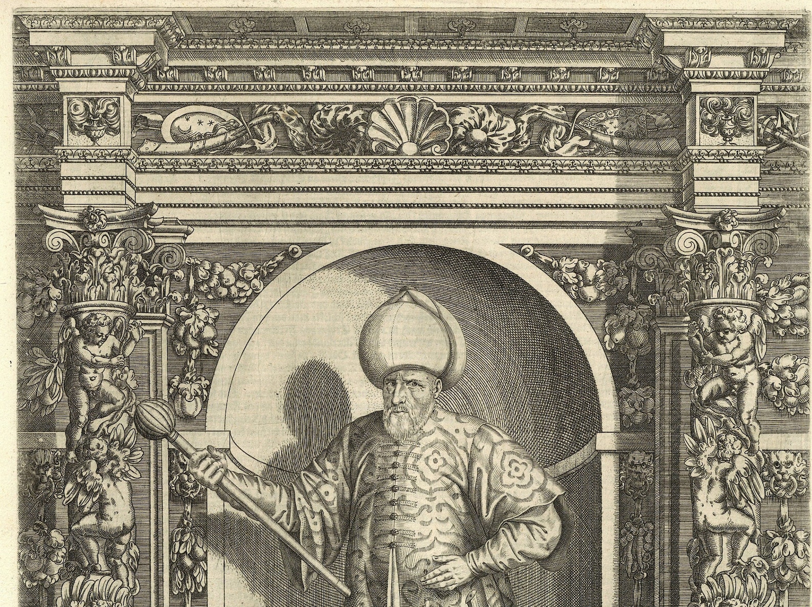 Ancient Turkish Ruler Decorative Print by Jakob Schrenck Von Notzing ...