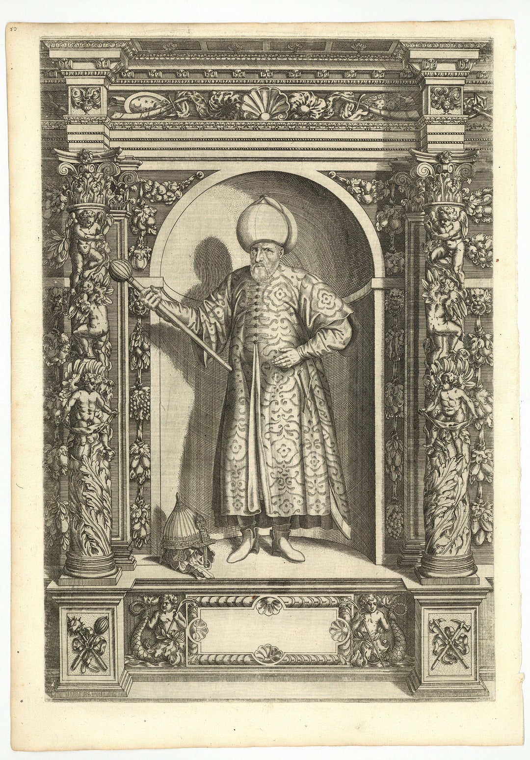Ancient Turkish Ruler Decorative Print by Jakob Schrenck Von Notzing ...