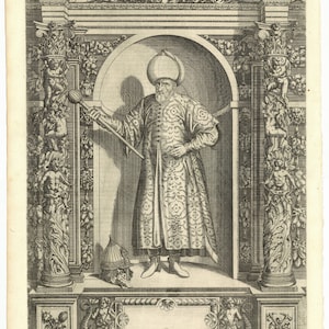 Ancient Turkish Ruler Decorative Print by Jakob Schrenck Von Notzing ...