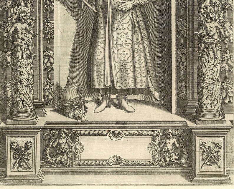 Ancient Turkish Ruler Decorative Print by Jakob Schrenck Von Notzing ...