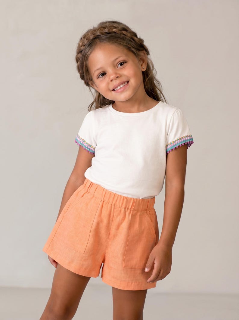Kid's Shorts Pattern for Children Shorts Sewing Pattern for Toddlers ...