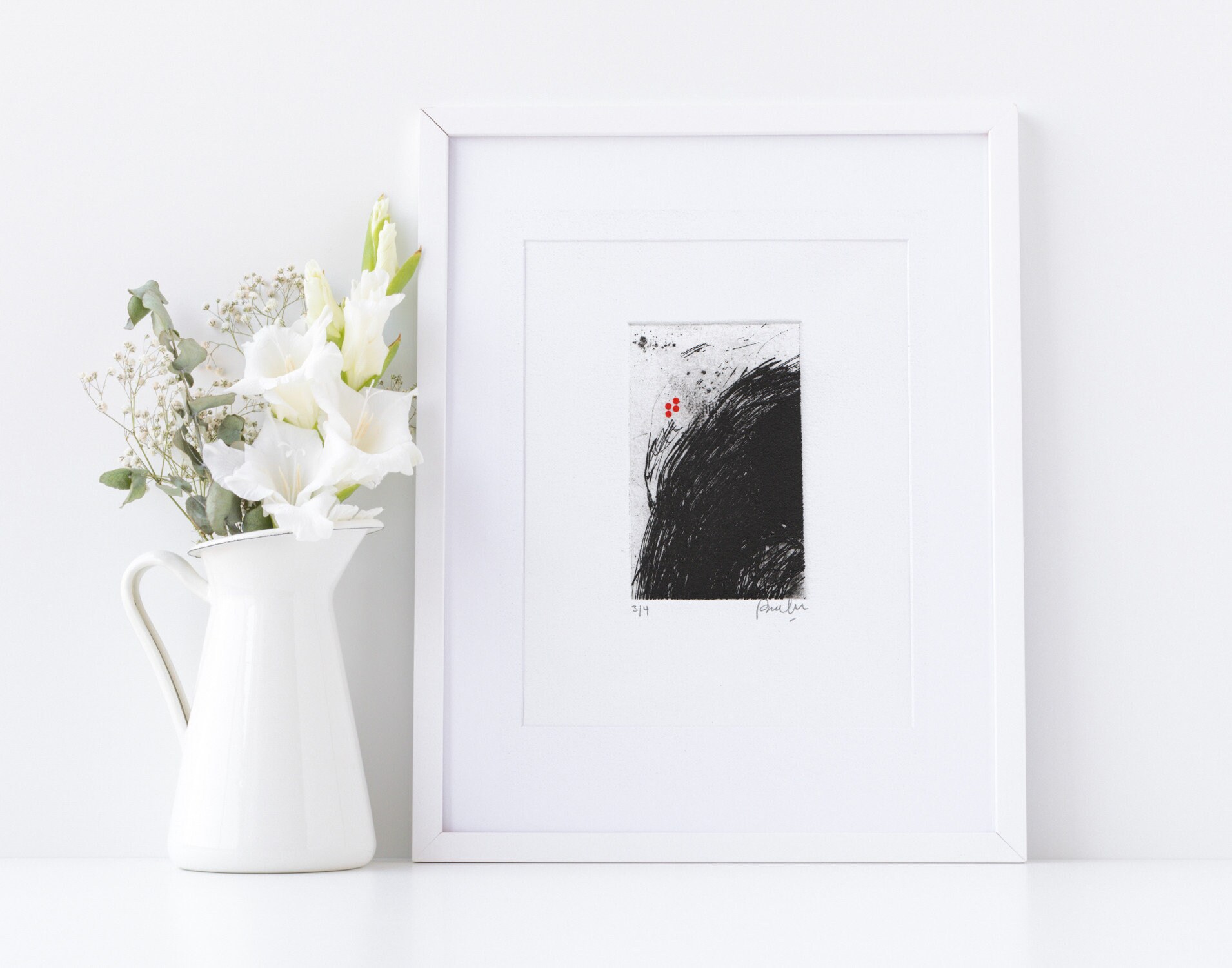 Abstract Etching Print Original Printmaking Art - Etsy