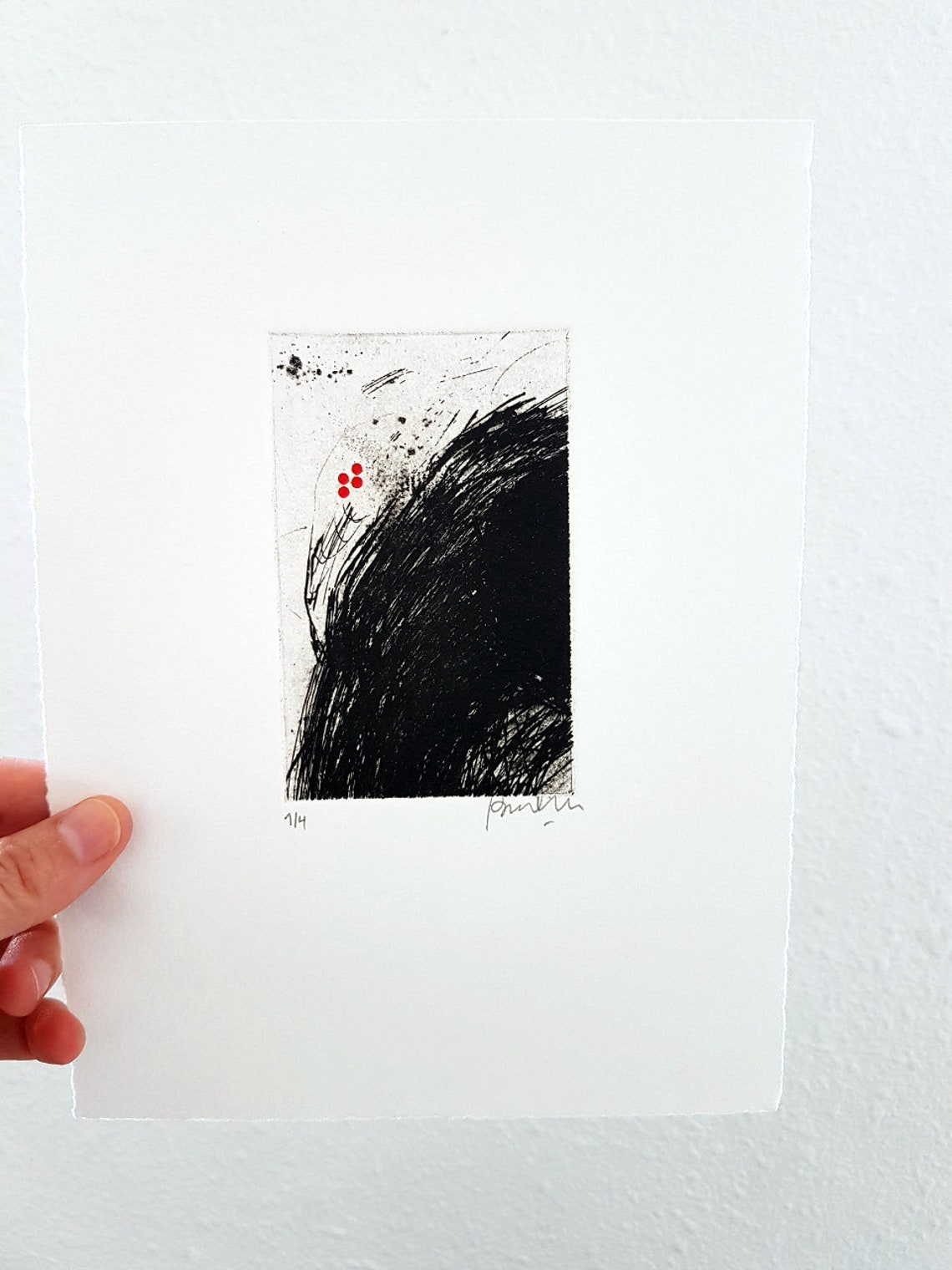 Abstract Etching Print Original Printmaking Art - Etsy