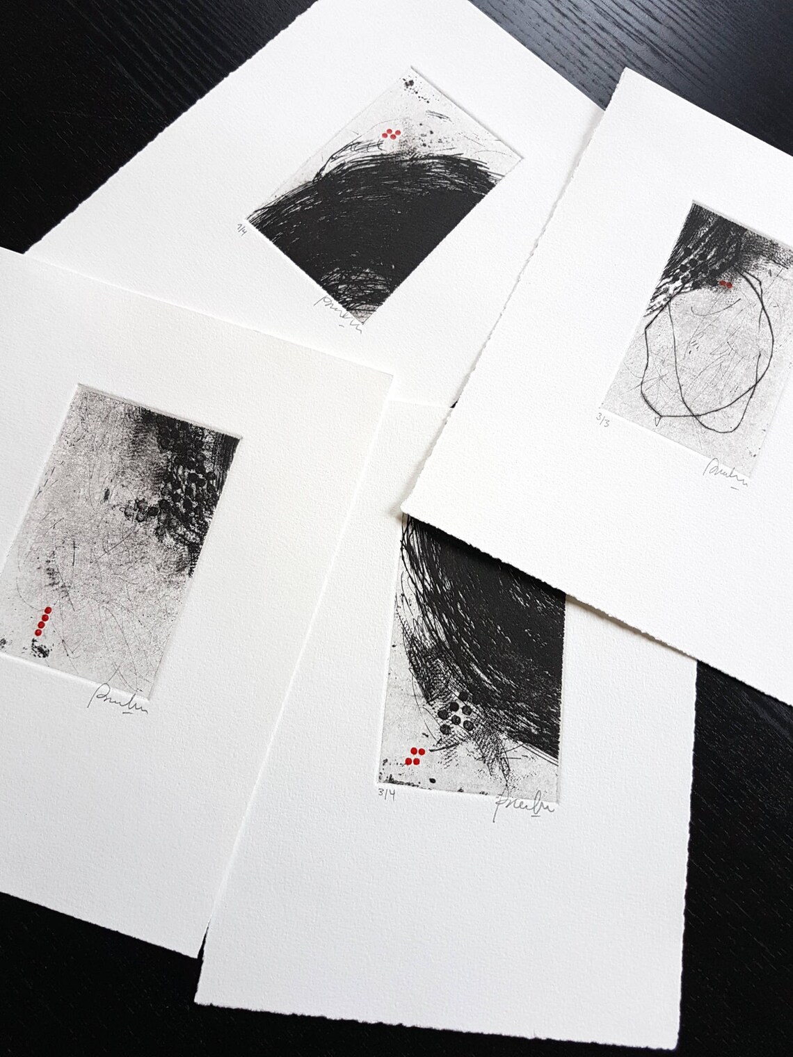 Abstract Etching Print Original Printmaking Art - Etsy