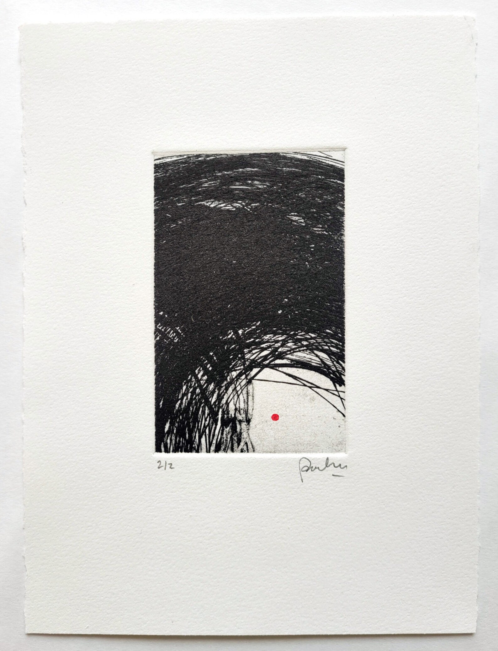 Abstract Printmaking Set of 2 Intaglio Art Original Etching Print Set ...