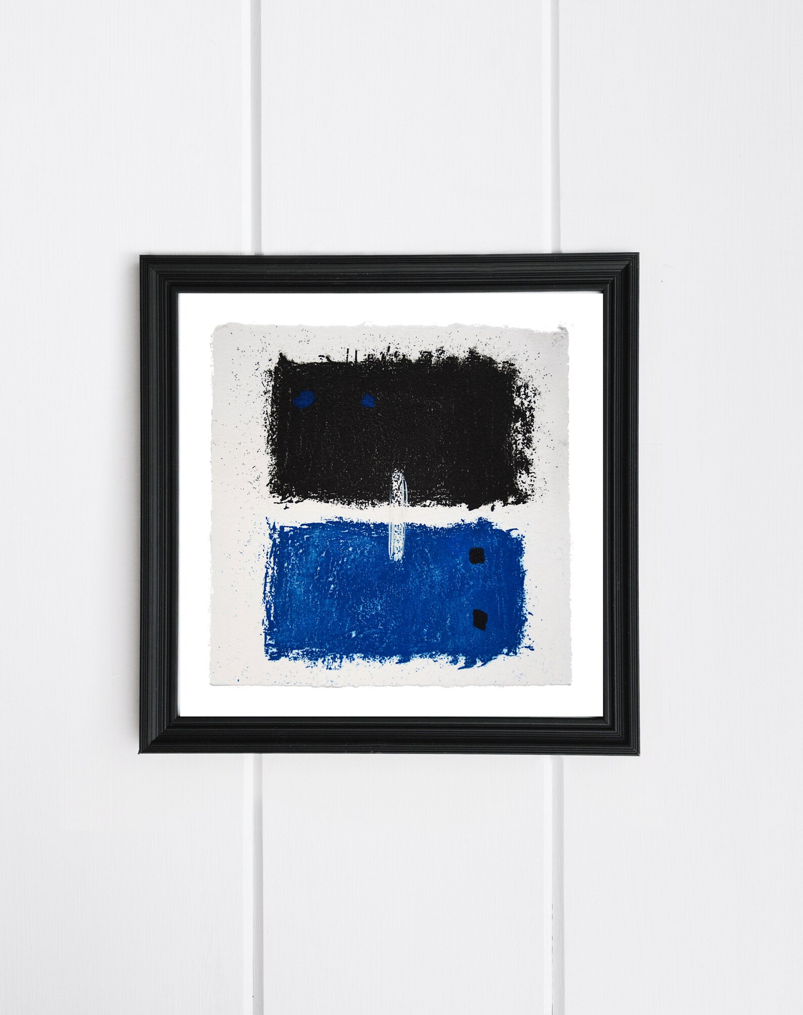 Rothko Style Etching Print Square Abstract Small Wall Art | Etsy