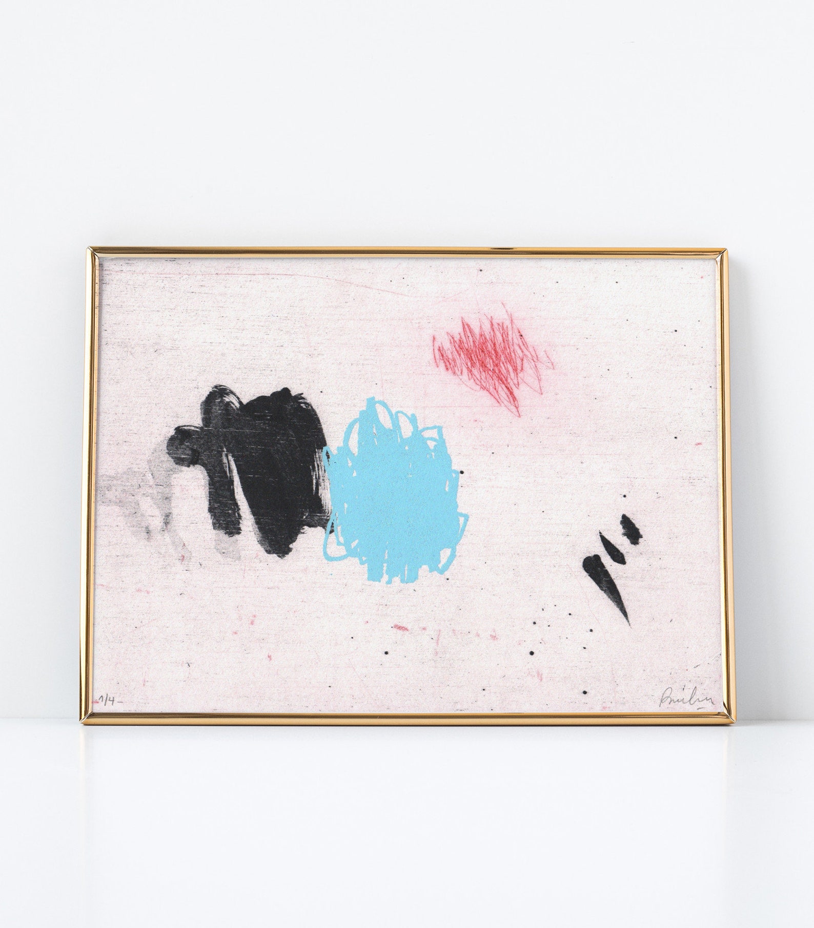 Abstract Lithograph Print and Screen Print Art Collograph - Etsy