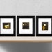 Set of 3 Matching Art Prints Textured Artwork Print Gallery - Etsy