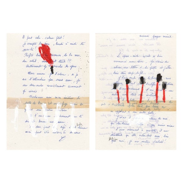 Abstract Letter Art - Etsy