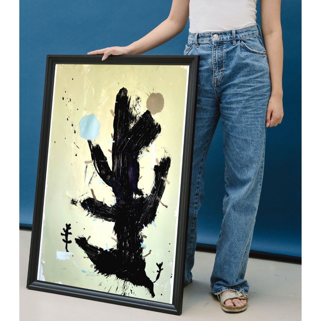 Abstract Expressionist Tree Original Large Painting on Paper - Etsy