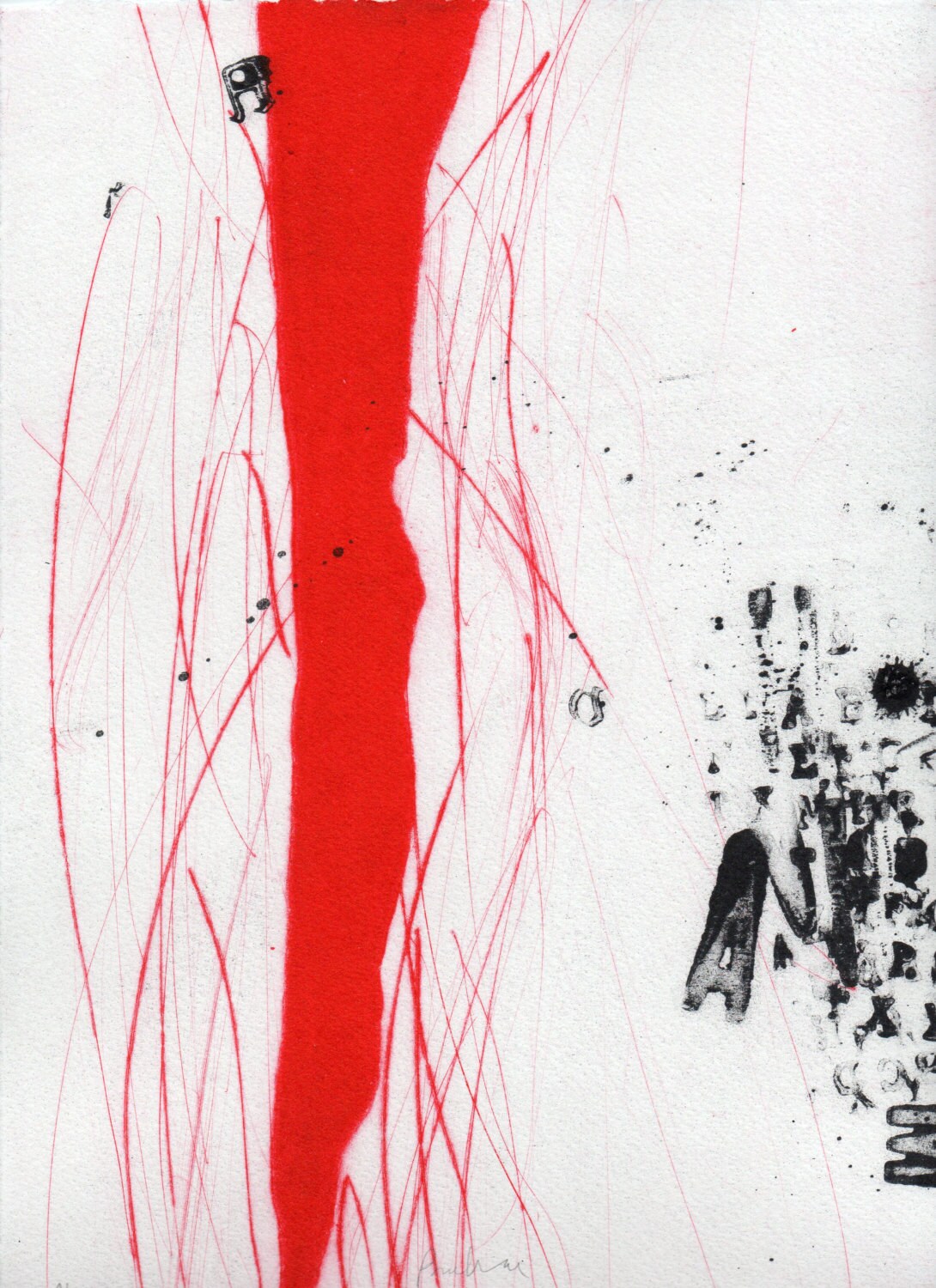 Typographic Letters Art Print Modern Lithograph Print - Etsy Denmark