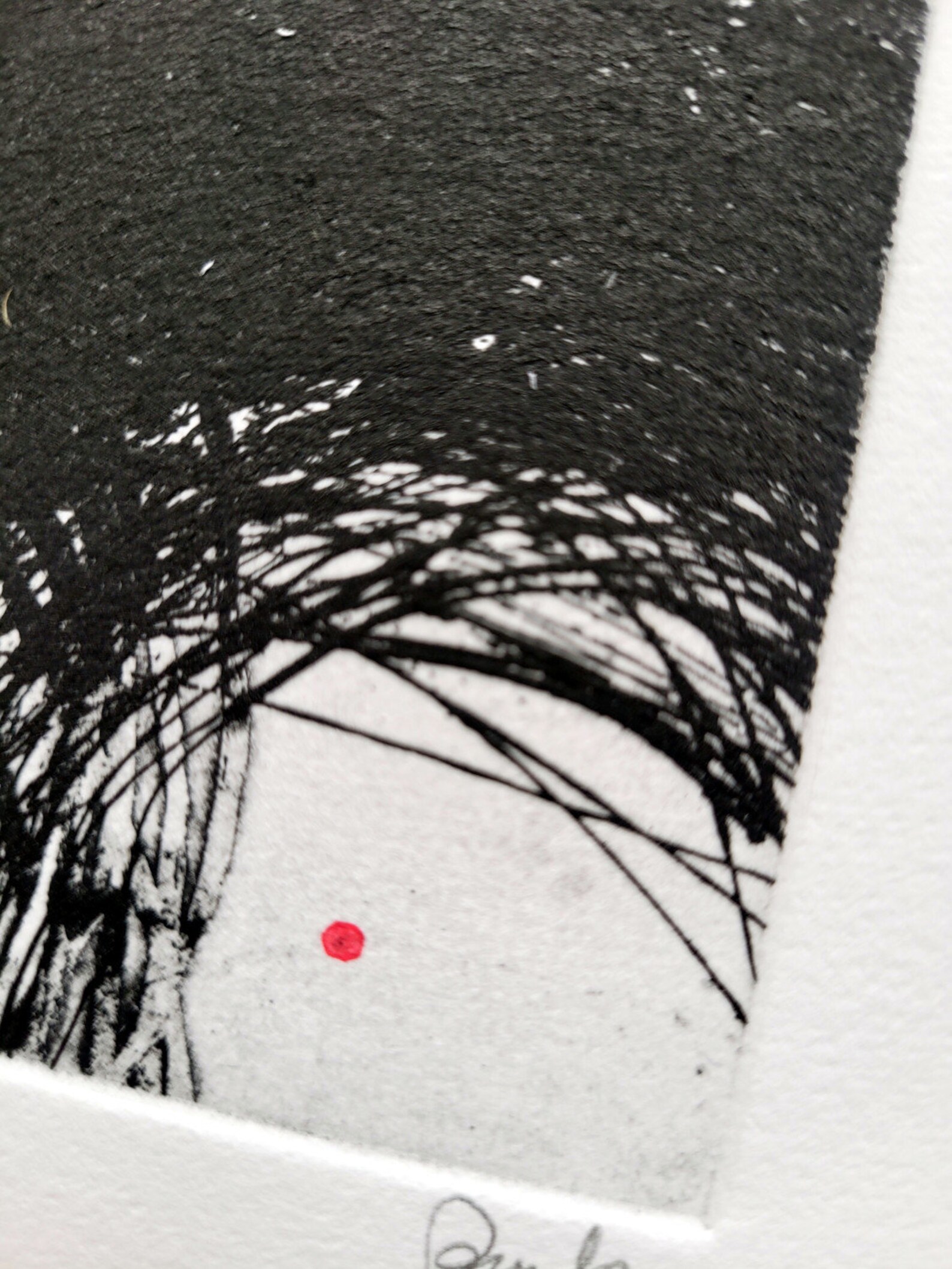 Abstract Printmaking Set of 2 Intaglio Art Original Etching Print Set ...