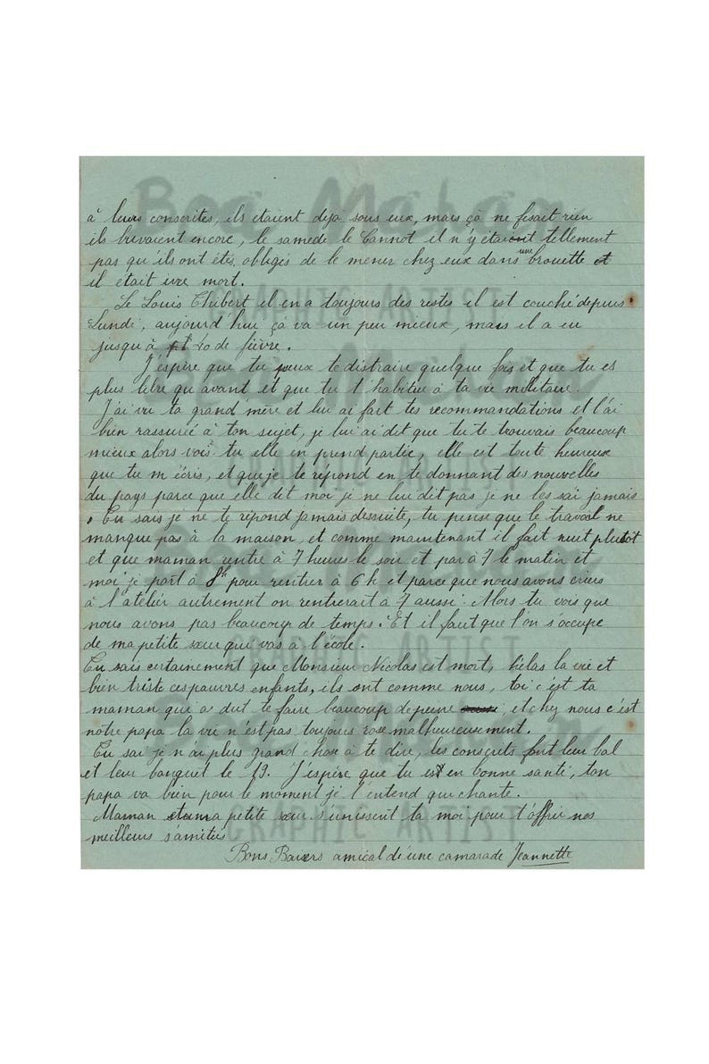 Antique Papers and Letters in Color - Old Handwriting Ephemera (digital ...