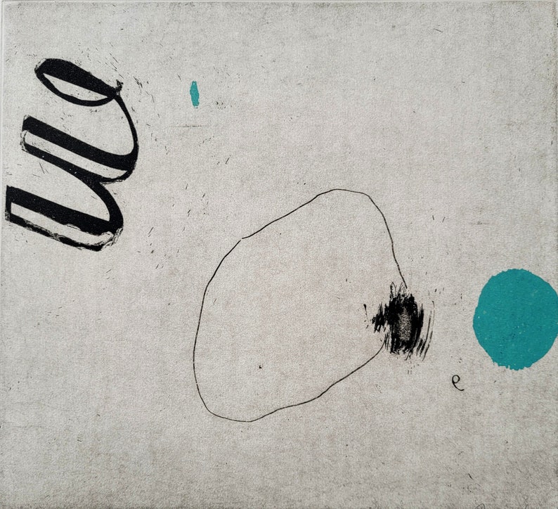 Contemporary Etching Print Art Abstract Original Printmaking - Etsy