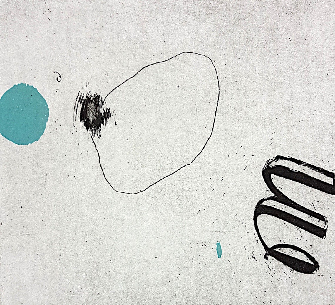 Contemporary Etching Print Art Abstract Original Printmaking - Etsy