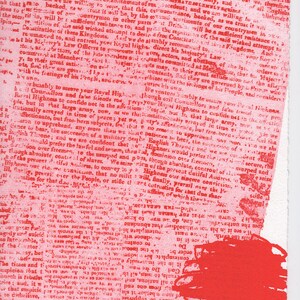 Typographic Art Print - Original Etching Print - Abstract Printmaking ...