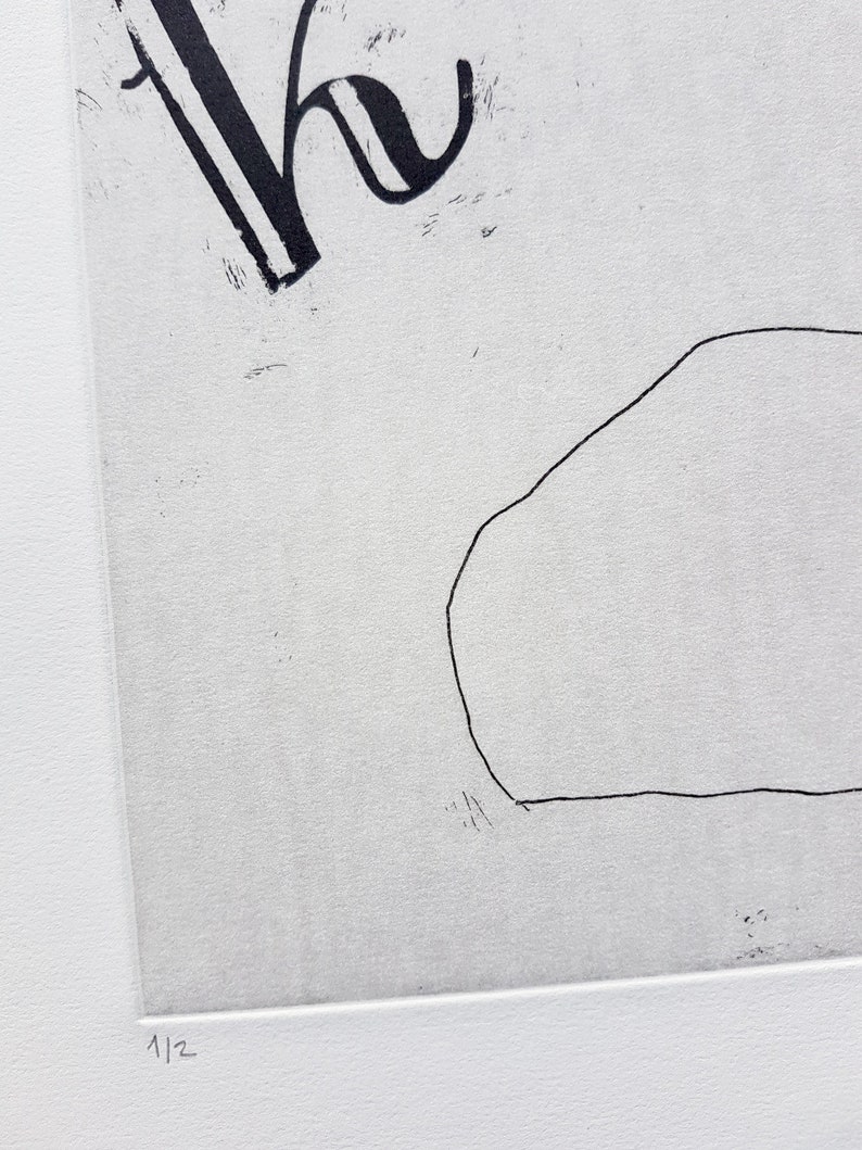 Contemporary Etching Print Art Abstract Original Printmaking - Etsy