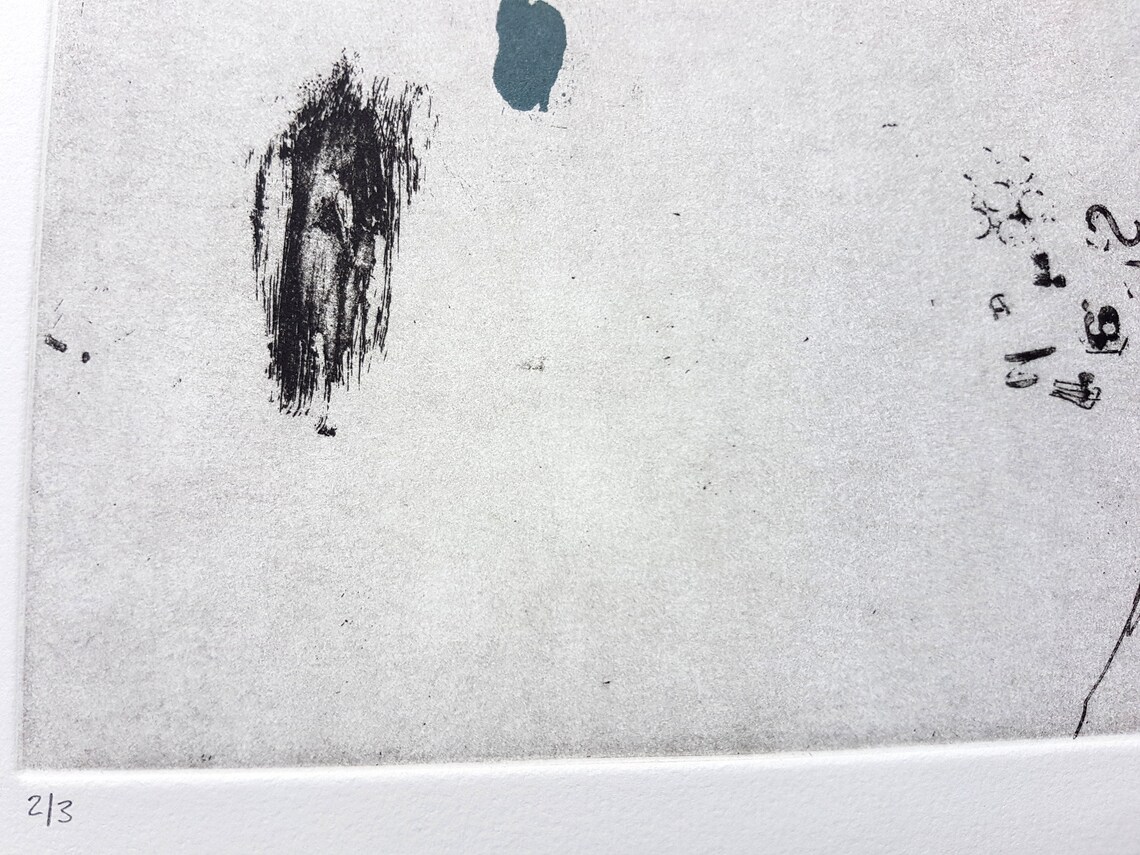 Contemporary Intaglio Art Print Abstract Etching Print - Etsy