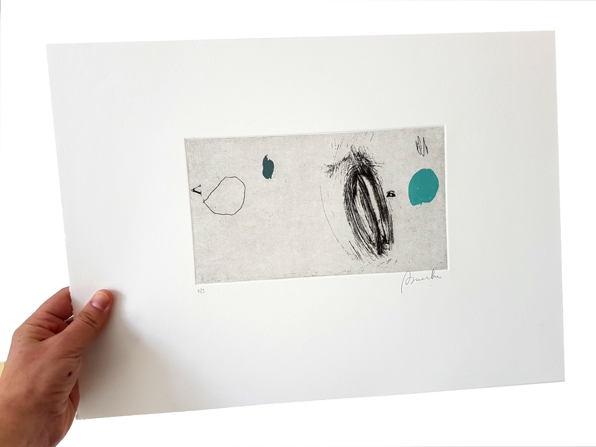 Abstract Etching Print - Contemporary Intaglio Art Print - Etsy