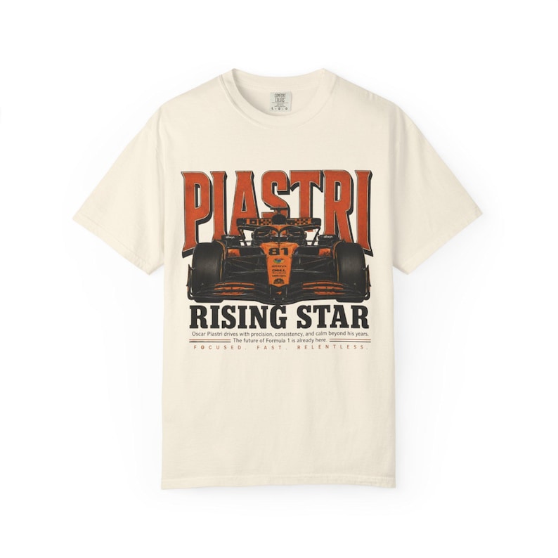 Oscar Piastri Inspired Shirt, Rising Star Racing Tee, Motorsport ...