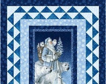 Father Christmas Quilt - Etsy
