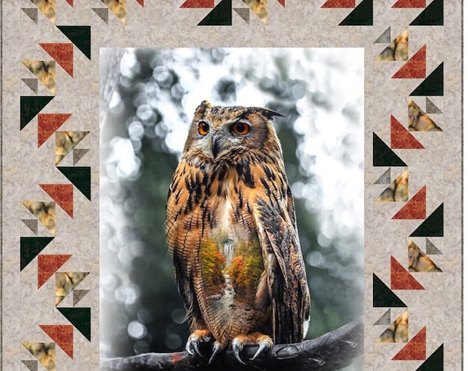 In Flight Quilt Kit 58x73 Hoffman Panel Spirit Horses Northcott ...