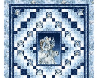 Father Christmas Quilt Kit - Etsy