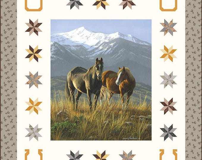 Wolf Pack Quilt Kit 65x73 Northcott Winter Gathering Collection ...