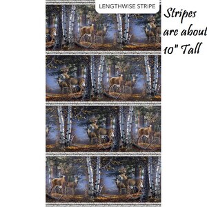 1000 Words Quilt Kit 86x91 by Northcott First Light Deer Collection ...