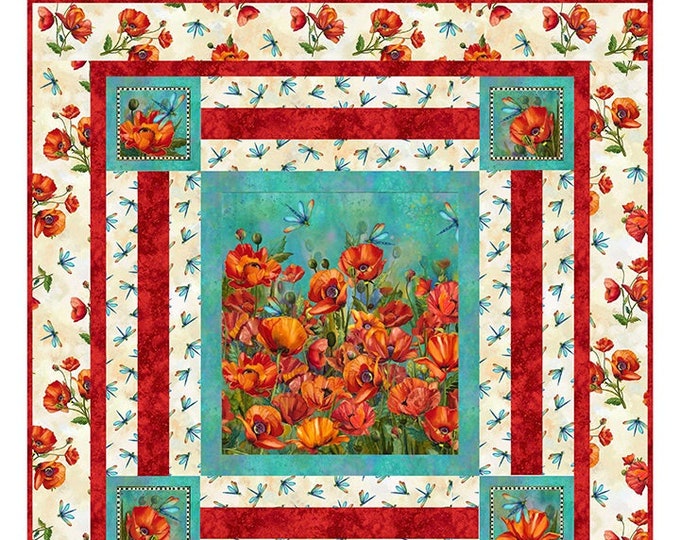 1000 Words Quilt Kit 86x91 by Northcott First Light Deer Collection ...