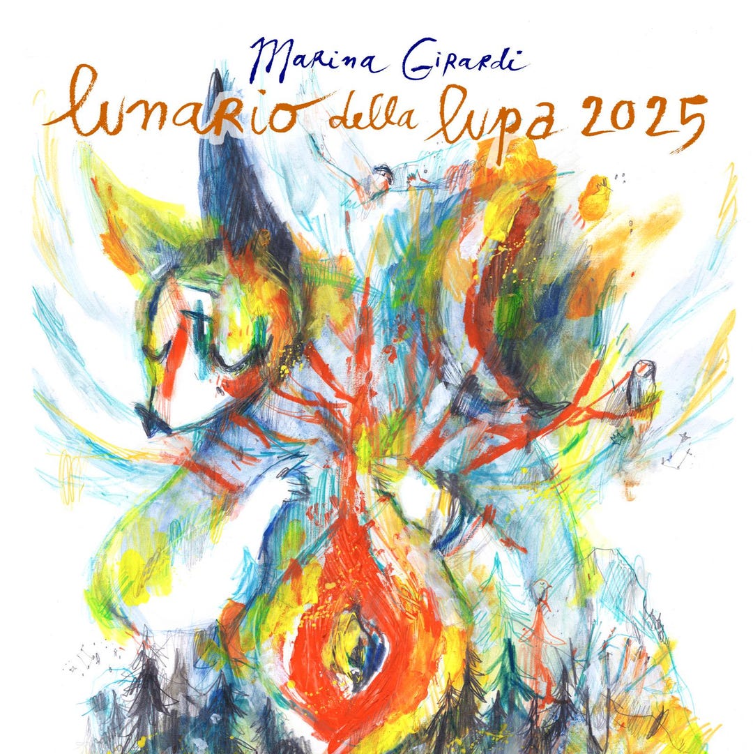 LUNARIO DELLA LUPA 2025 // Tredici Disegni Che Ululano Alla Luna - Etsy