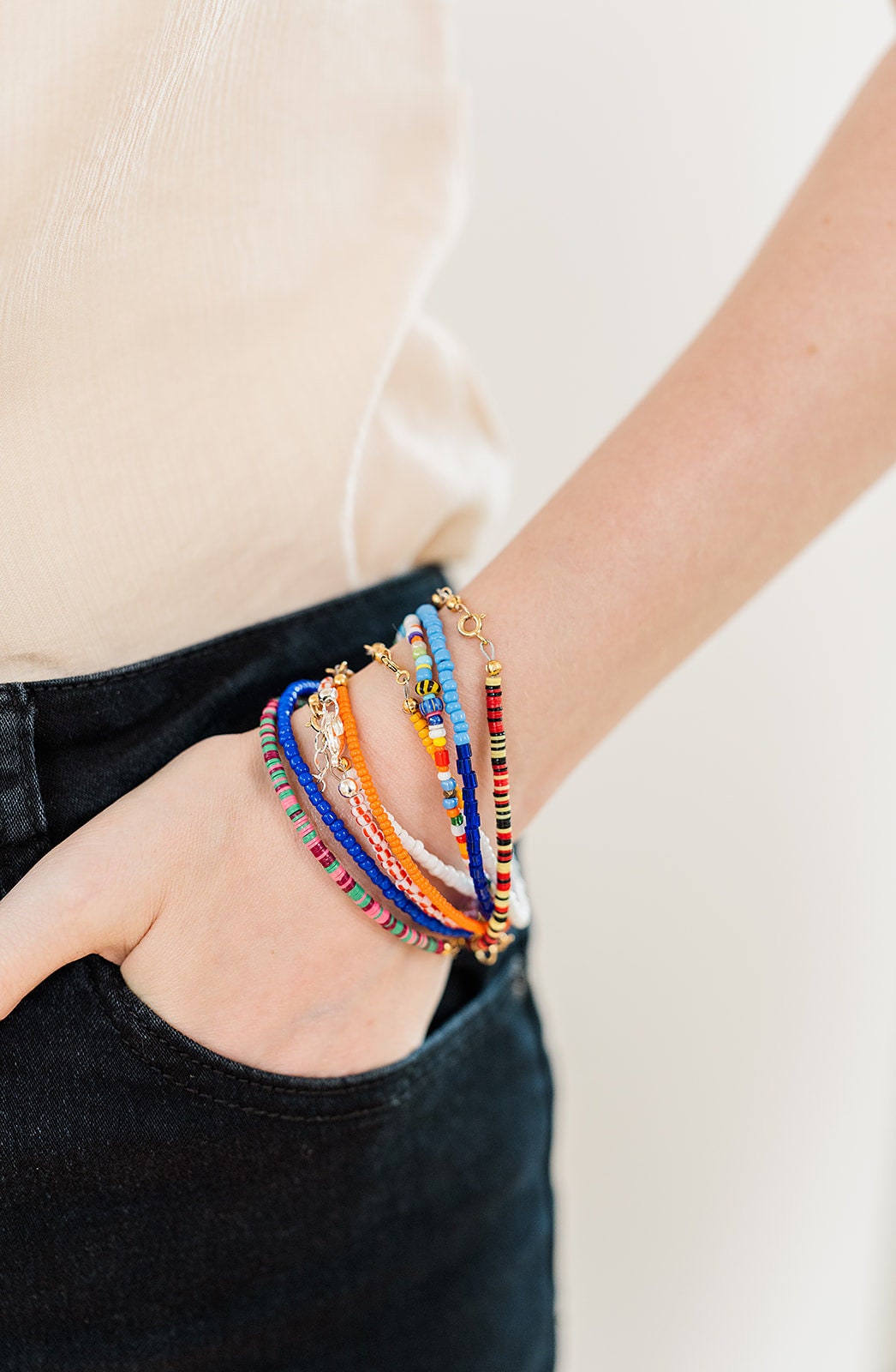 Beaded Bracelet, Stackable Bracelet, Seed Bead Bracelet, Gift for Her ...