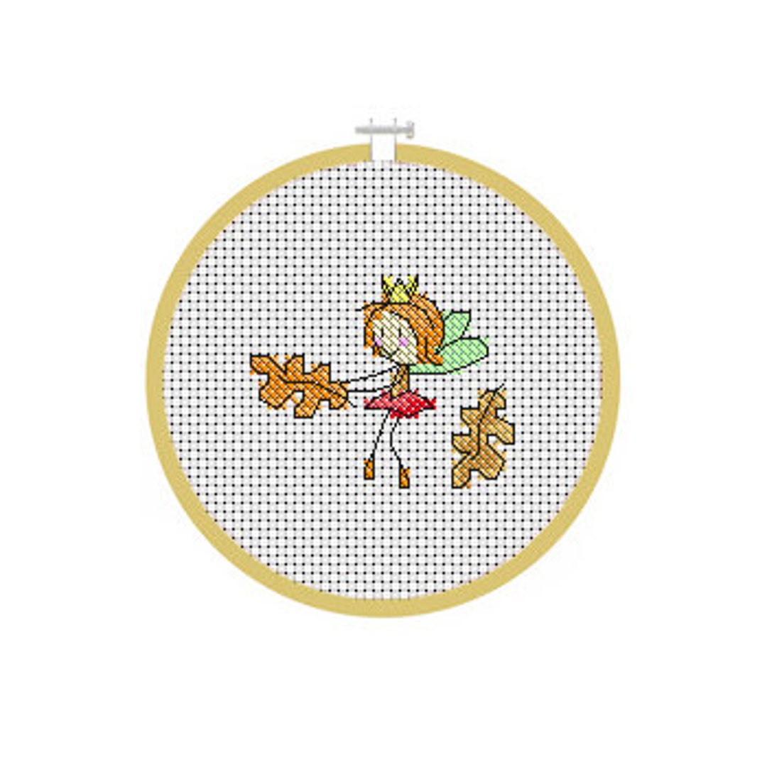 September Fairy / PDF Cross Stitch Pattern - Etsy