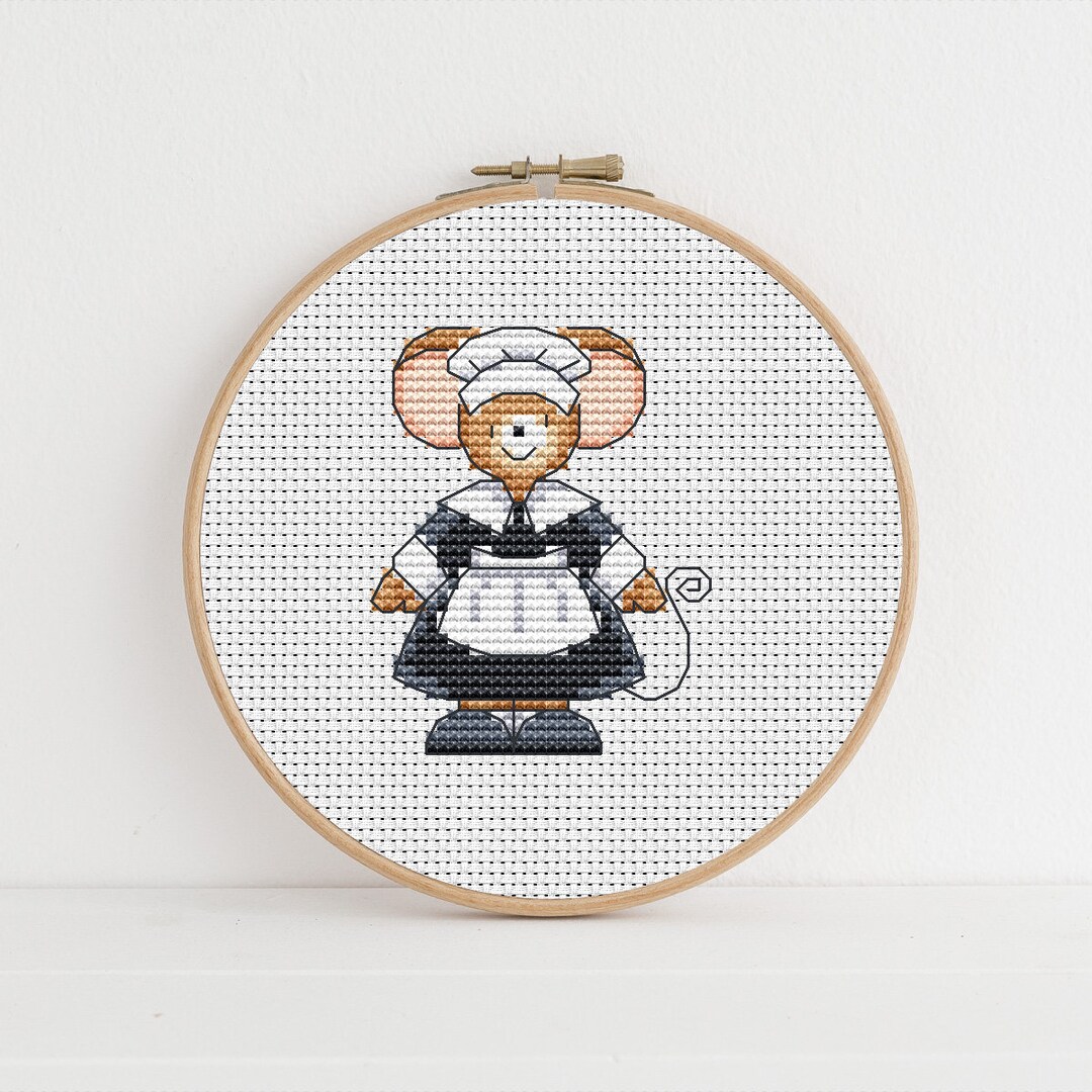 Pilgrim Lizzie Mouse Cross Stitch Pattern, Furry Tales by Lucie Heaton ...