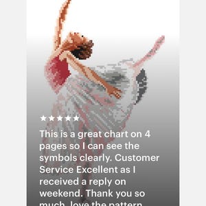 Ballerina / PDF Cross Stitch Pattern - Etsy