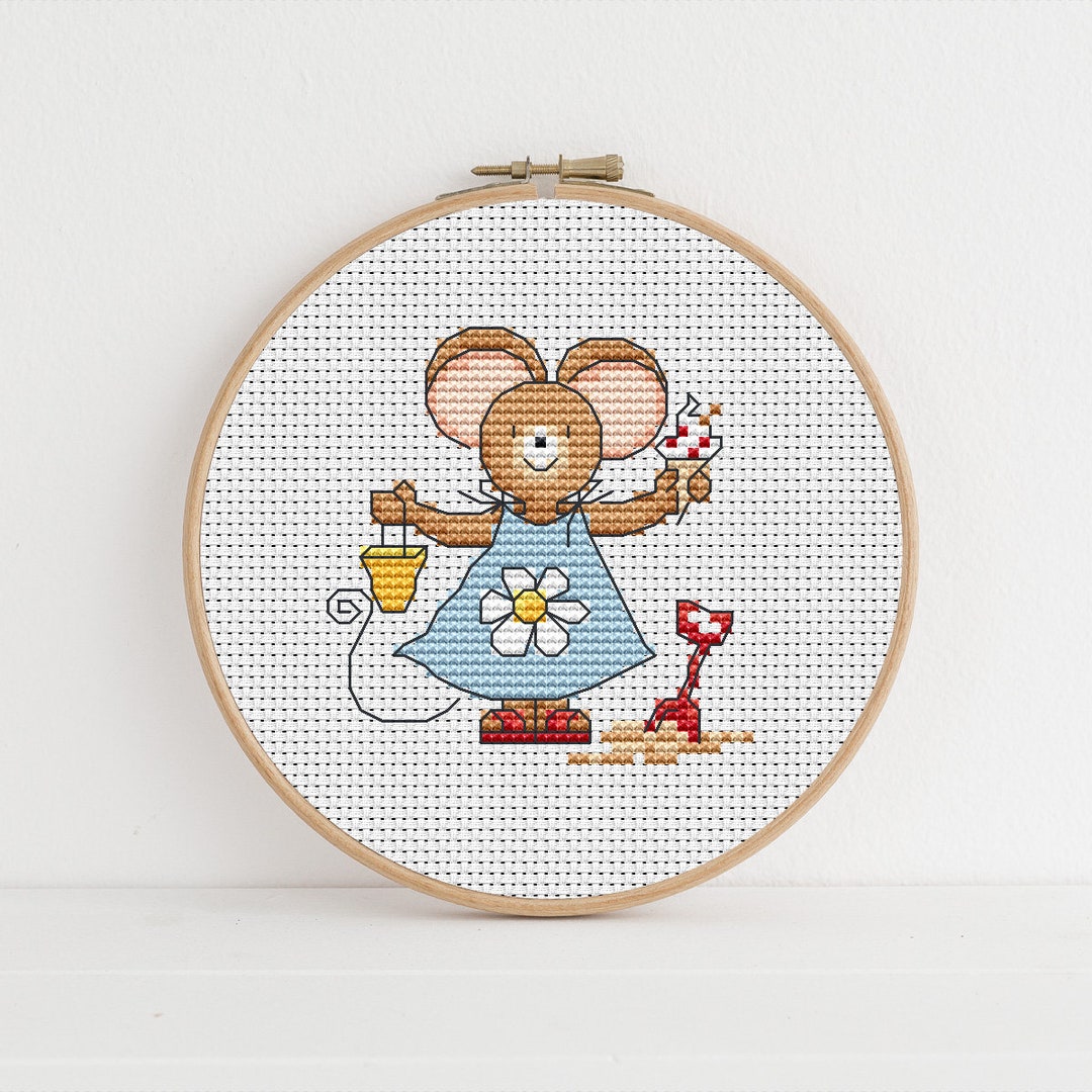 Furry Tales Seaside Mouse, Cross Stitch Pattern by Lucie Heaton, PDF ...